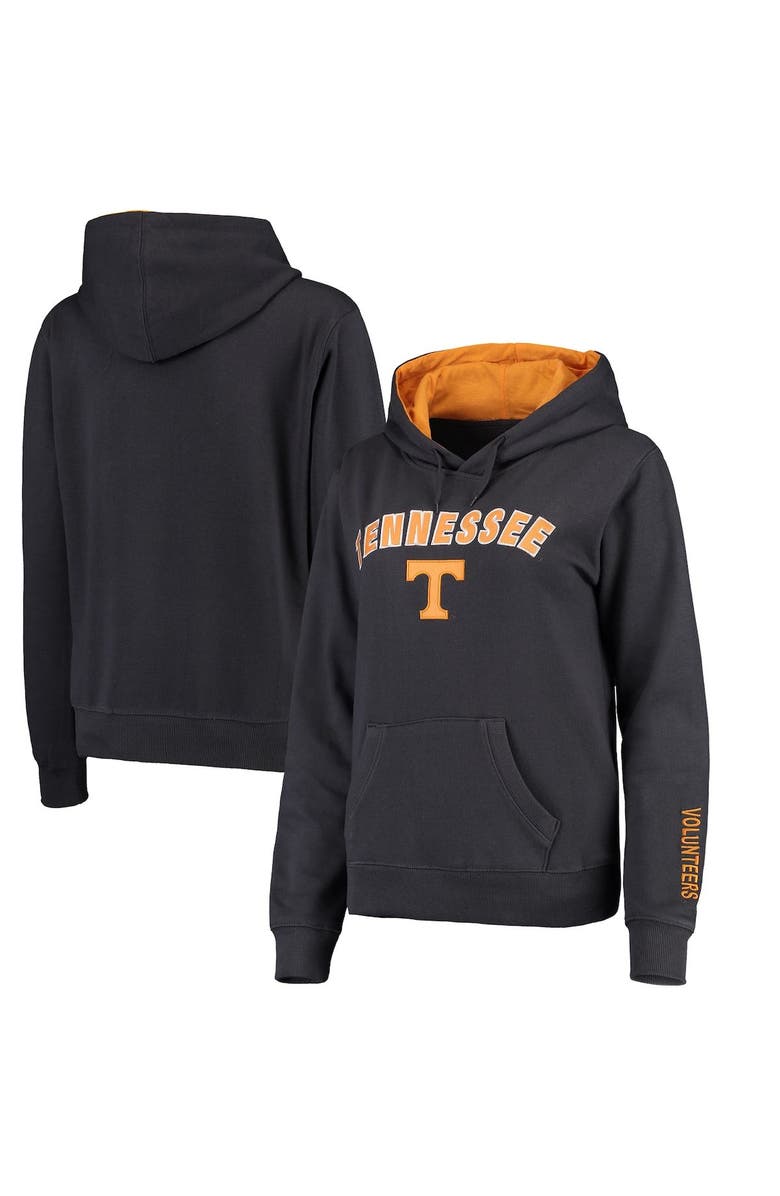 COLOSSEUM Women's Charcoal Tennessee Volunteers Arch & Logo 1 Pullover ...