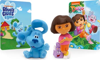 tonies Nickelodeon Blue's Clues & Dora Tonie Audio Character Bundle ...
