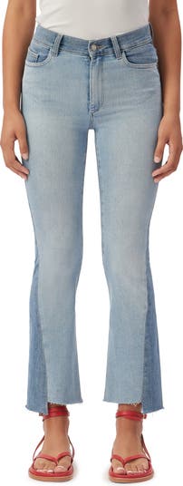 DL1961 Bridget Instasculpt Asymmetric Raw Hem Ankle Bootcut Jeans ...