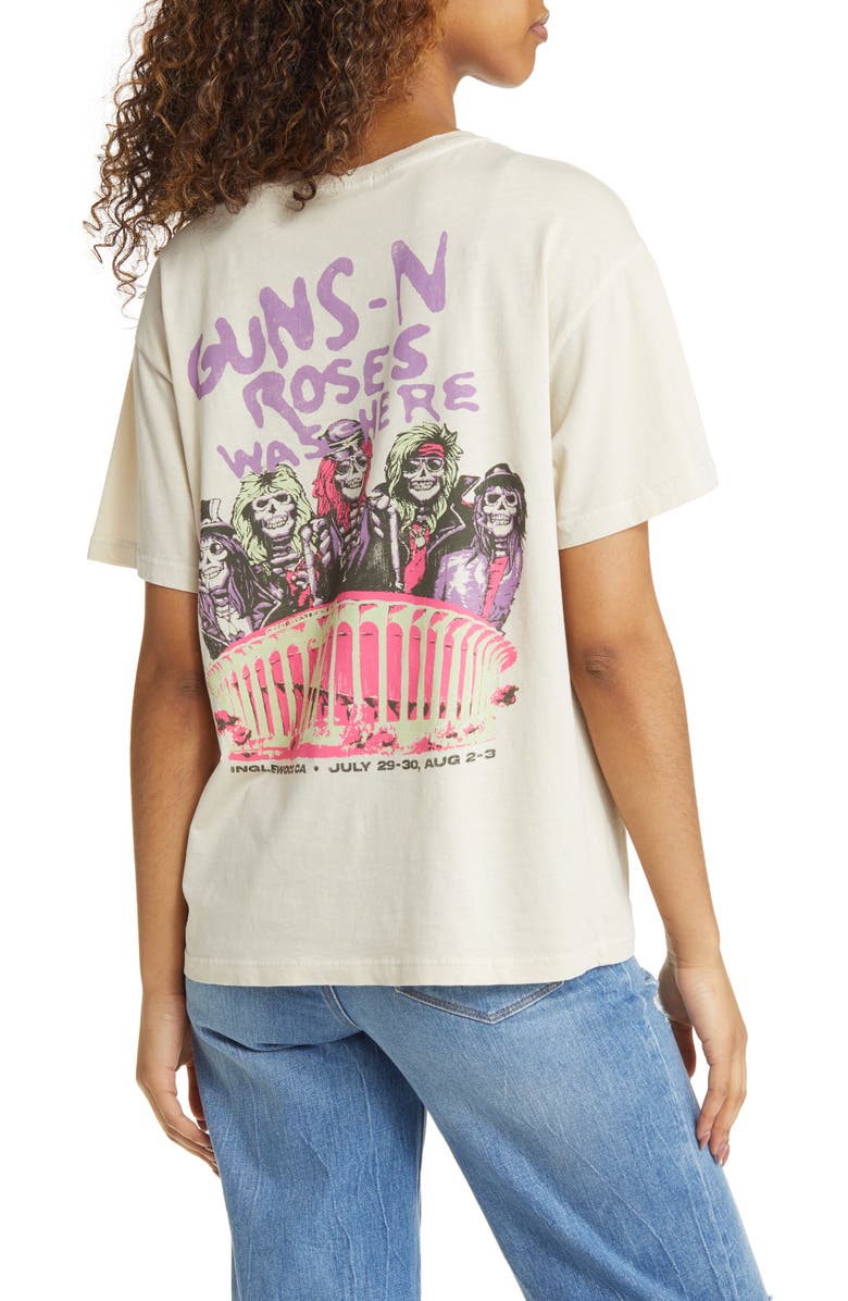 Daydreamer Guns N' Roses Boyfriend Cotton Graphic T-Shirt | Nordstromrack