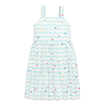 Primary Kids Woven Tank Sundress In Rainbow Fish | Nordstrom