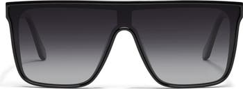 QUAY Nightfall Extra Large 146mm Polarized Shield Sunglasses | Nordstrom