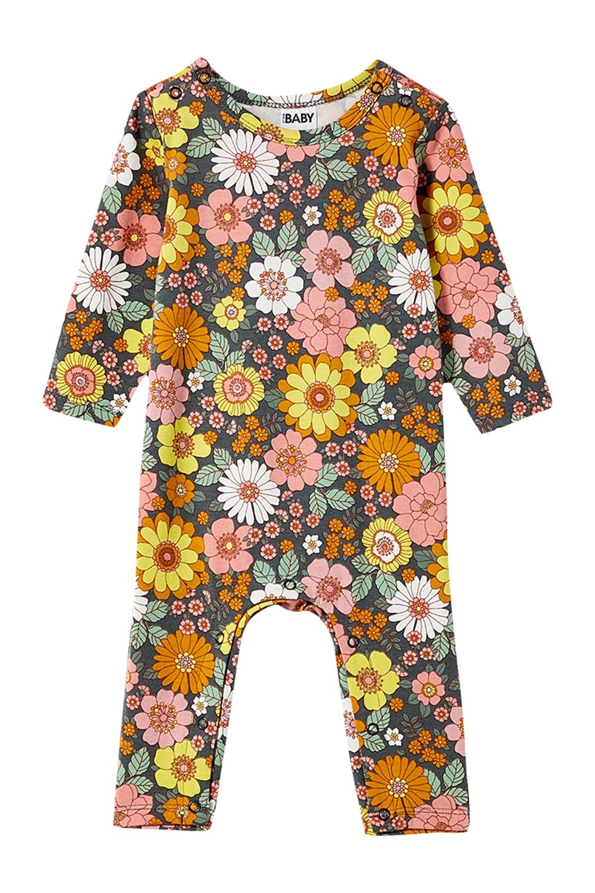Cotton On The Long Sleeve Snap Romper | Nordstromrack