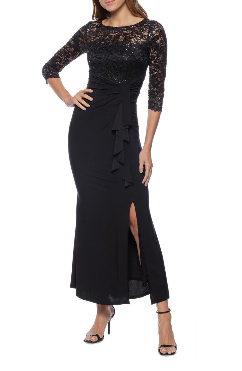 Marina Lace Top Long Cascade Gown | Nordstromrack