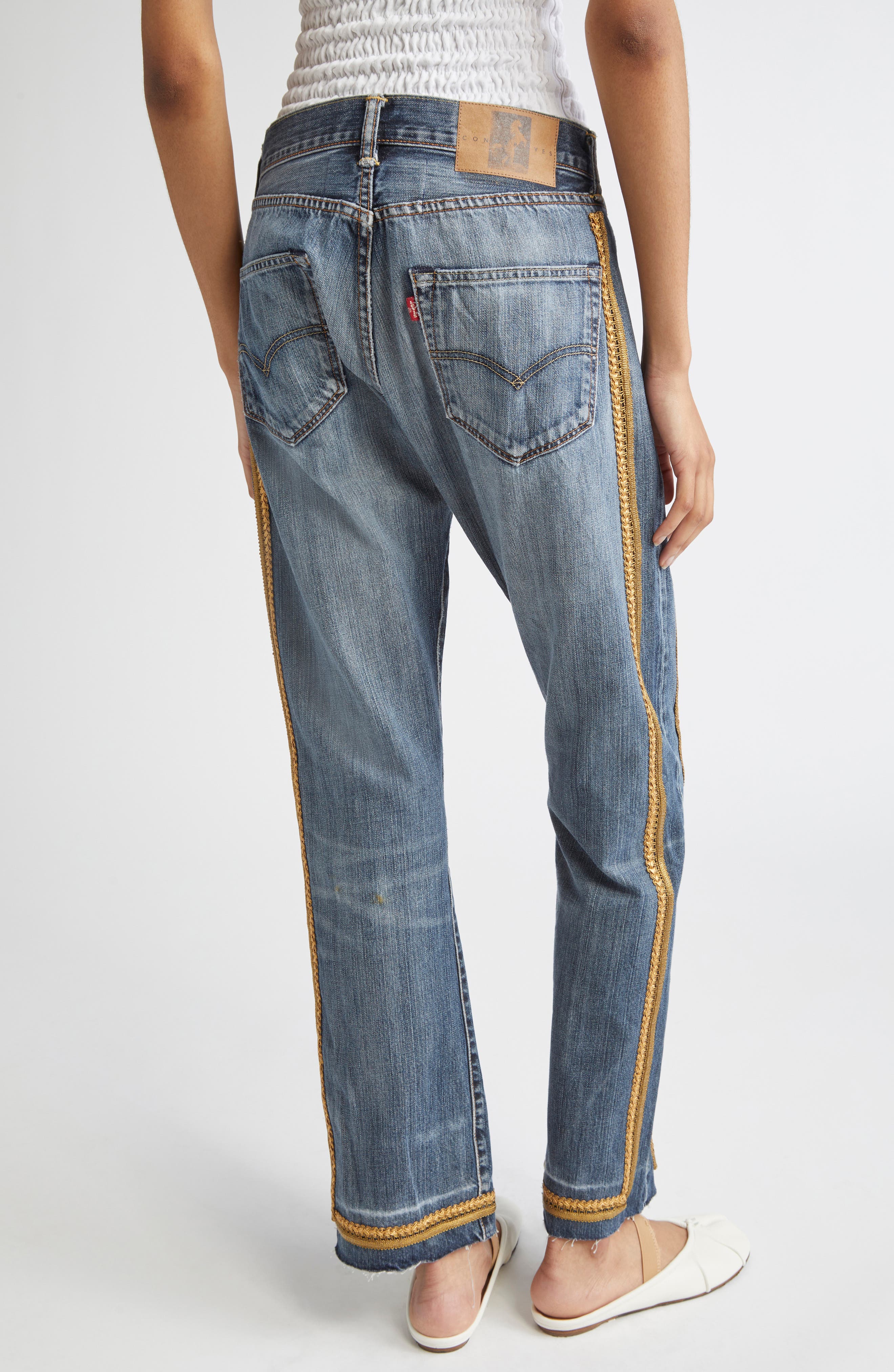 CONNER IVES The Reconstitituted Denim Bullion Jeans | Nordstrom