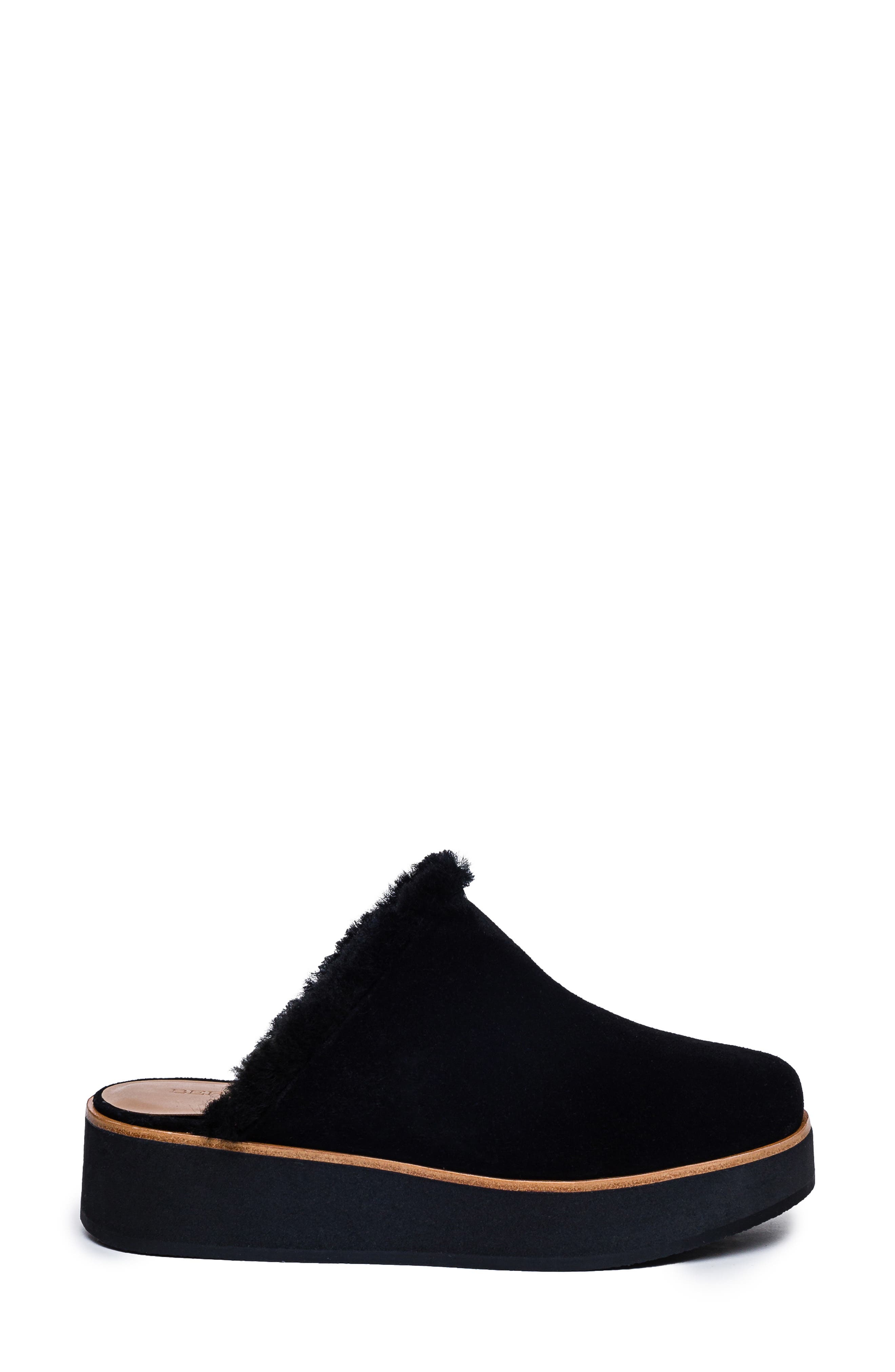 Bernardo Footwear Phoebe Genuine Shearling Platform Clog (Women ...