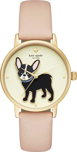 Kate Spade New York grand metro antoine leather strap watch, 38mm ...