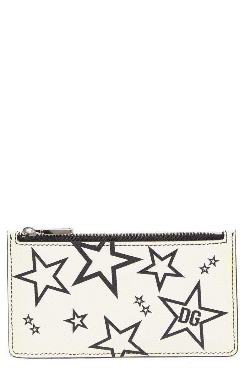 Dolce&Gabbana Star Logo Leather Card Case | Nordstromrack