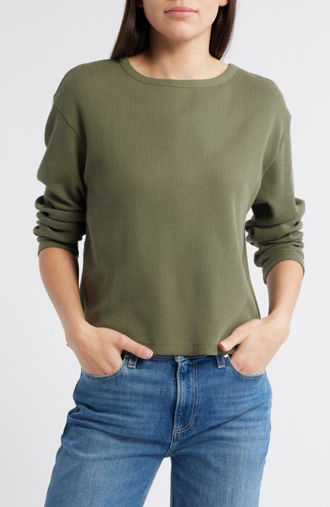 Women's Green Crewneck Sweatshirts | Nordstrom