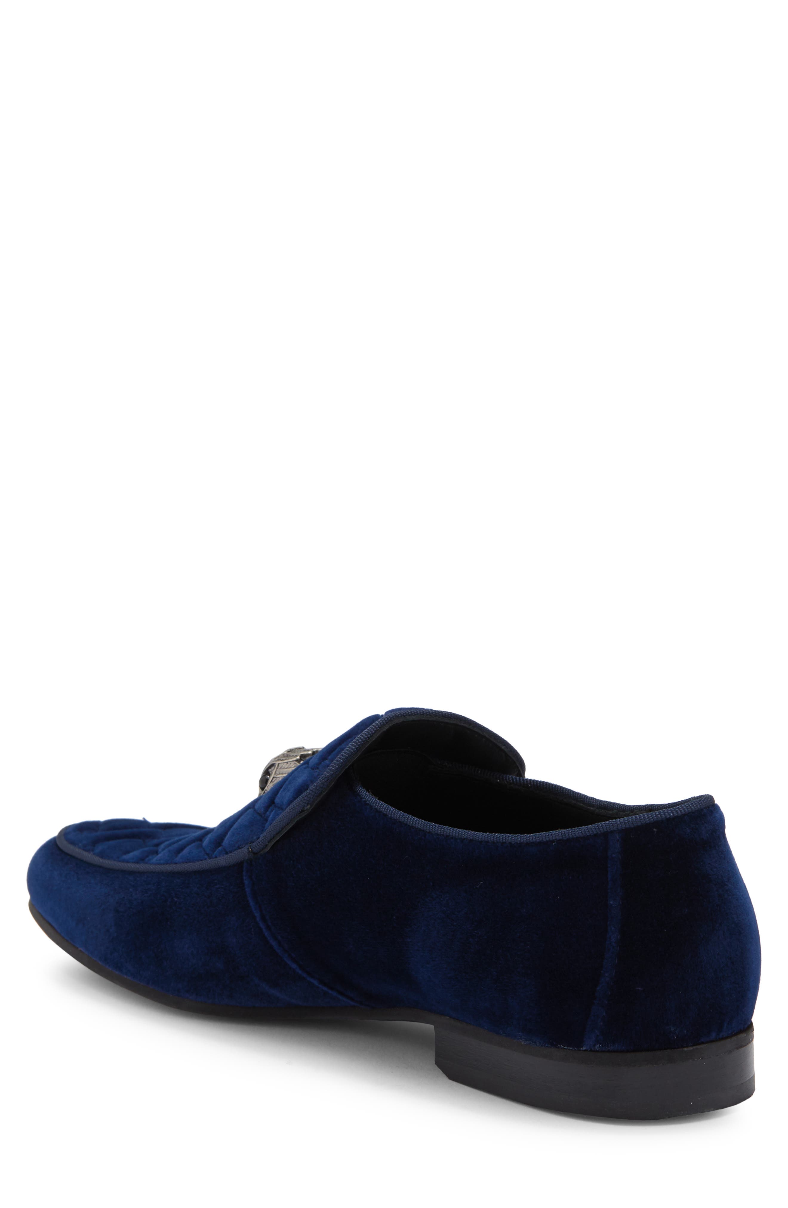 Kurt Geiger London Hugh Eagle Head Velvet Loafer (Men) | Nordstromrack