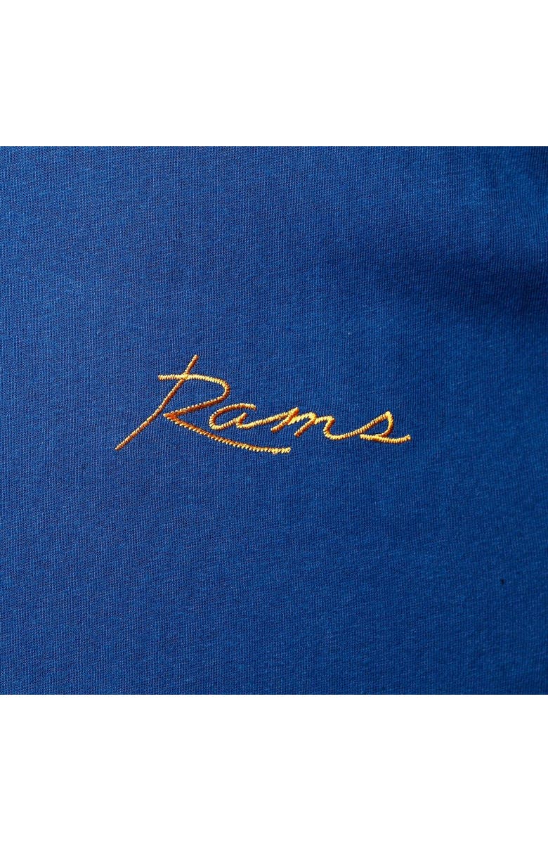 Junk Food Women's Junk Food Royal Los Angeles Rams Half-Sleeve Mock ...