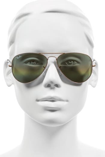 Ray-Ban Standard Icons 58mm Mirrored Rainbow Aviator Sunglasses ...