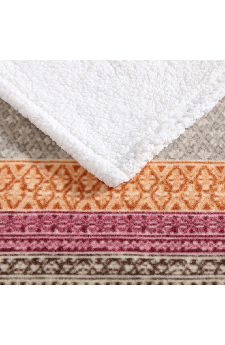 Eddie Bauer Fair Isle Faux Shearling Throw Blanket | Nordstromrack