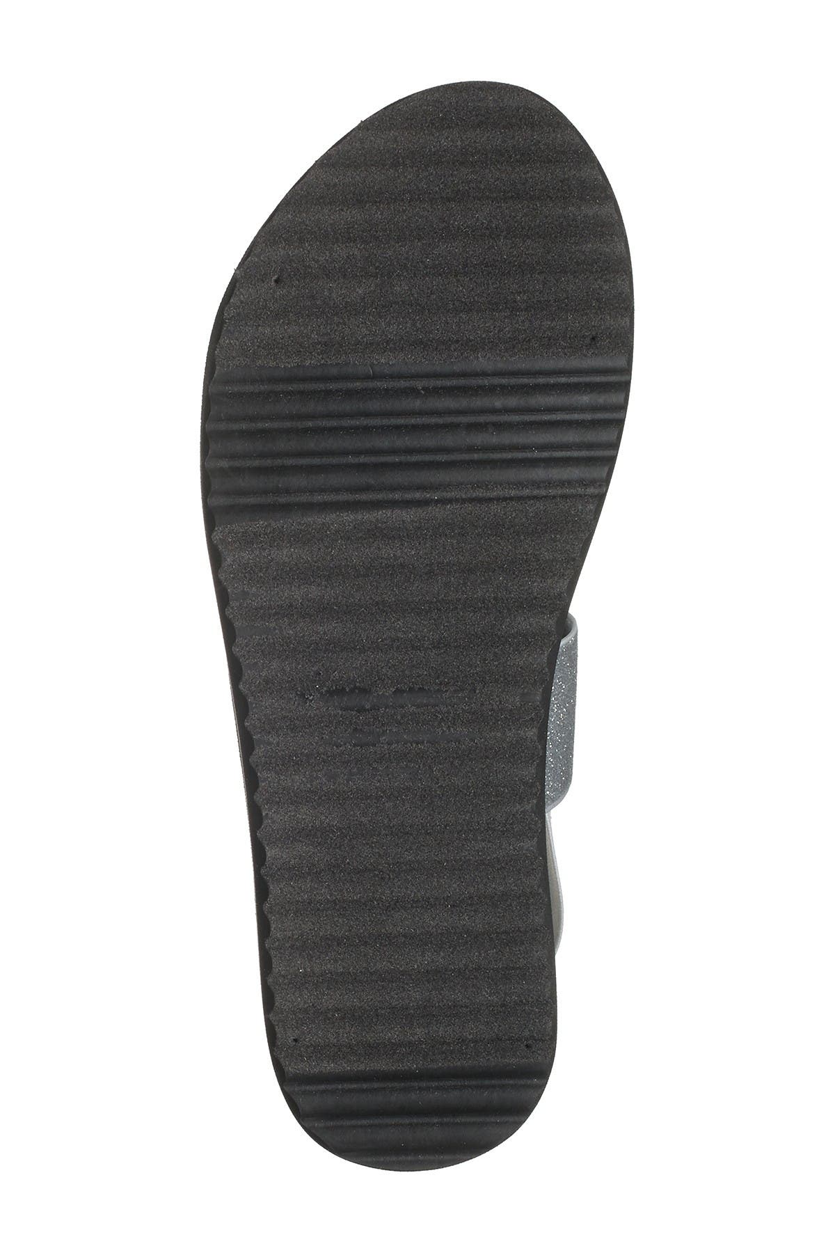 bebe Atena Glitter Logo Slingback Sandal | Nordstromrack