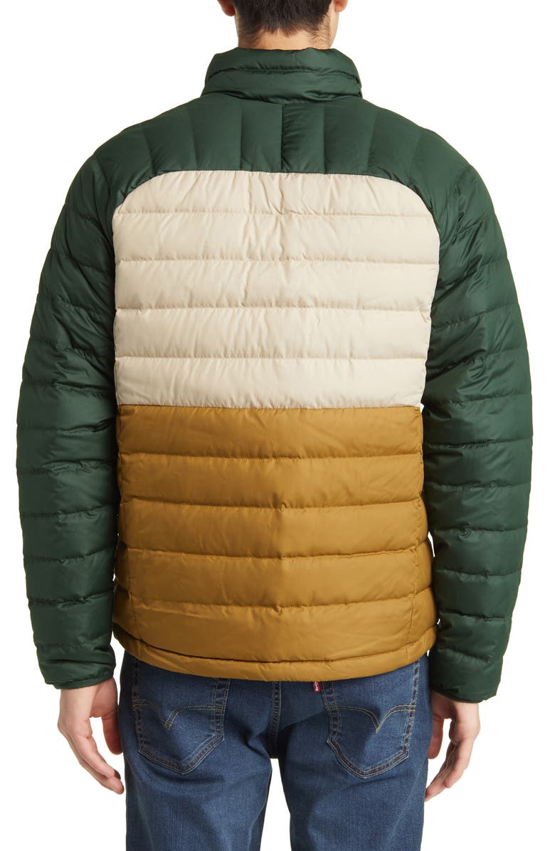 L.L.Bean Colorblock Water Resistant 650 Fill Power Down Jacket | Nordstrom