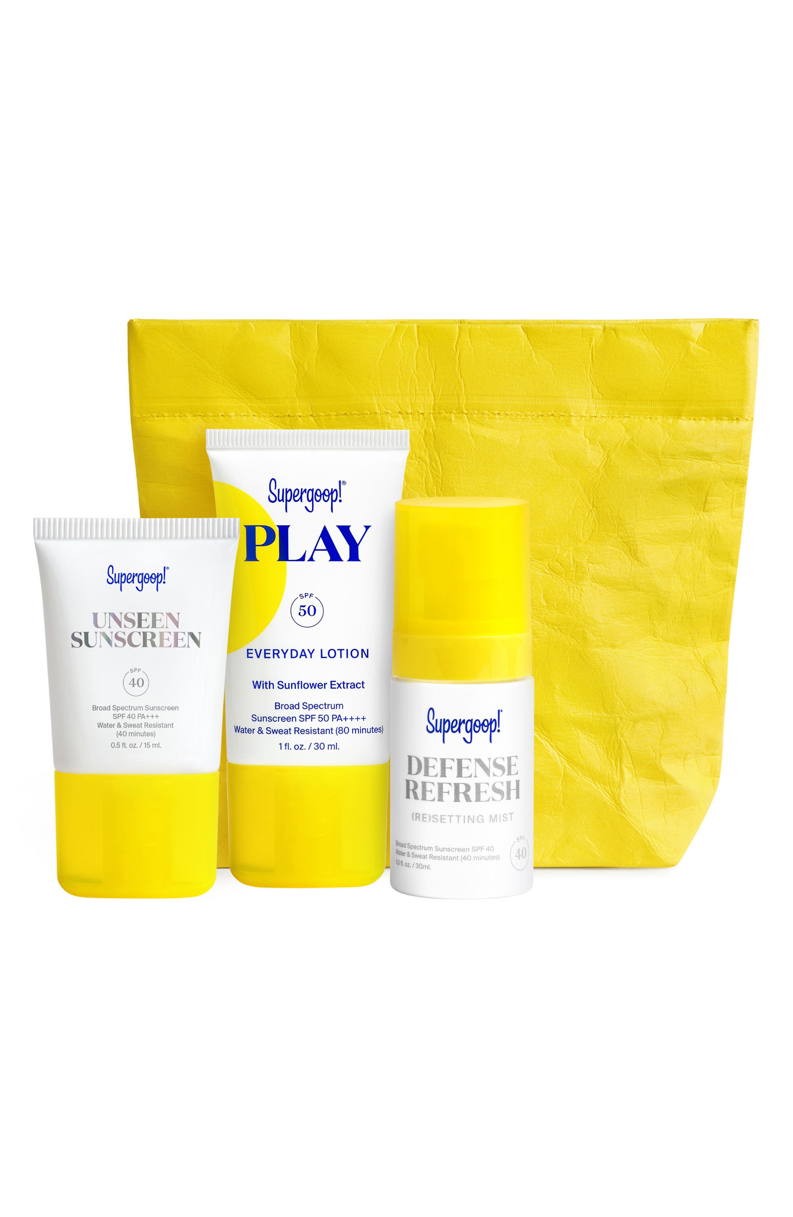 Supergoop!® Supergoop! SPF From Head-to-Toe Sunscreen Set | Nordstrom