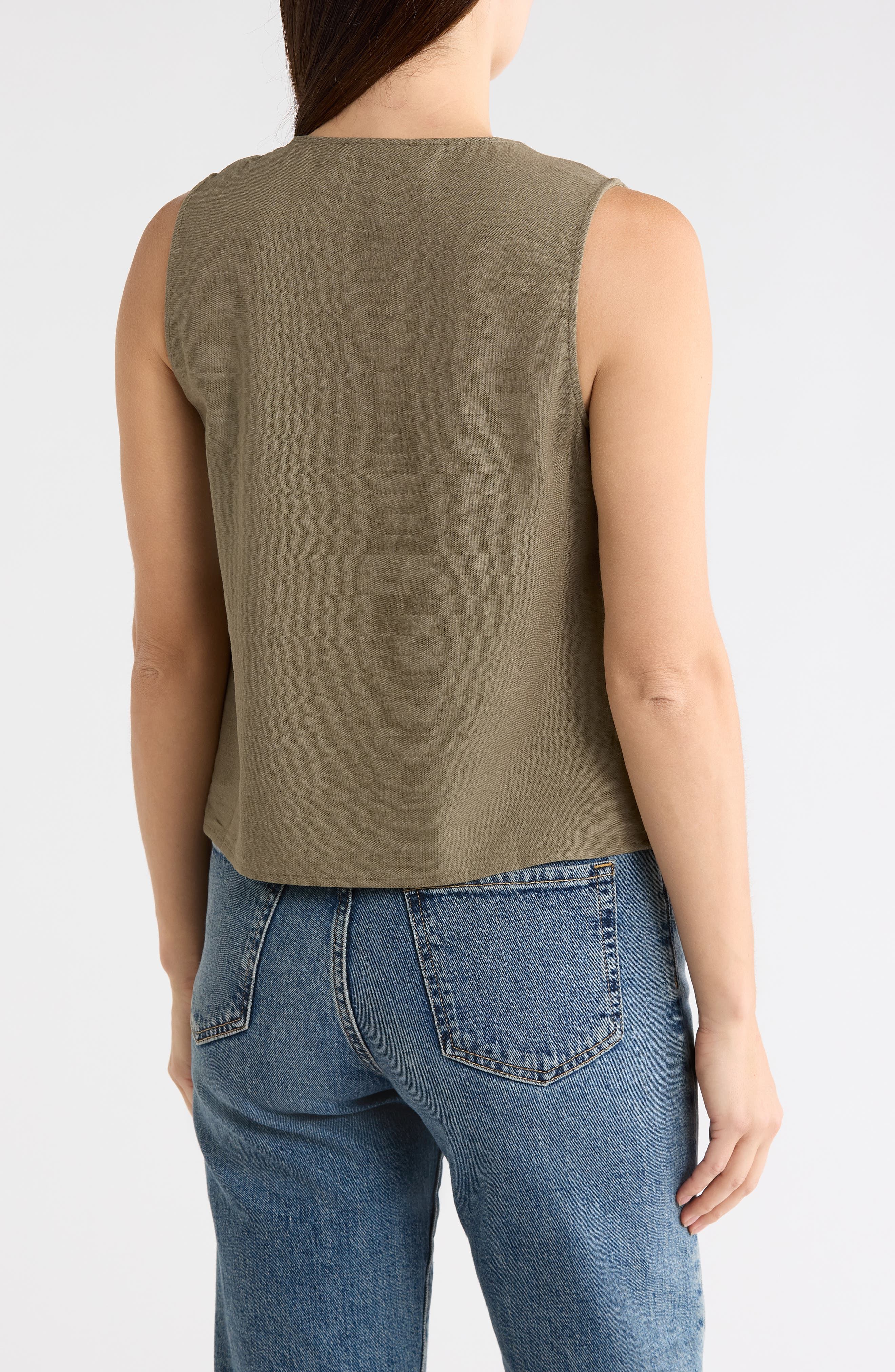 Embroidered Eyelet Sleeveless Top (Women) | Nordstromrack