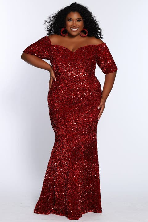 Red Plus-Size Formal Dresses & Evening Gowns | Nordstrom