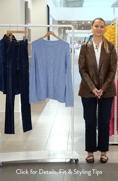 BP. Oversize Cozy Cable Sweater | Nordstromrack