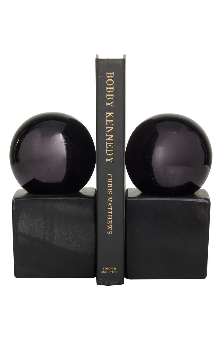 COSMO BY COSMOPOLITAN Black Marble Orb Bookends | Nordstromrack
