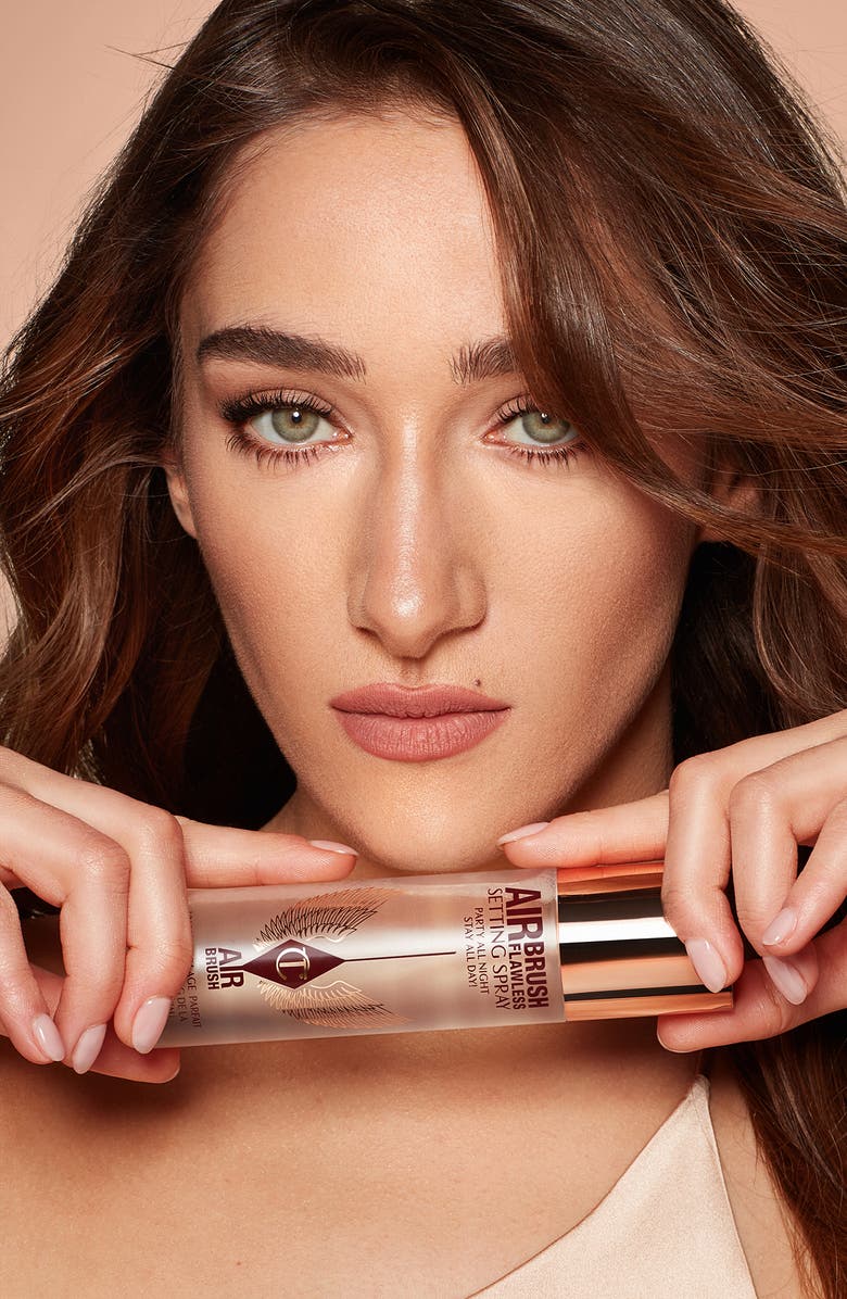 Charlotte Tilbury Airbrush Flawless Finish Setting Spray Duo $76 Value ...