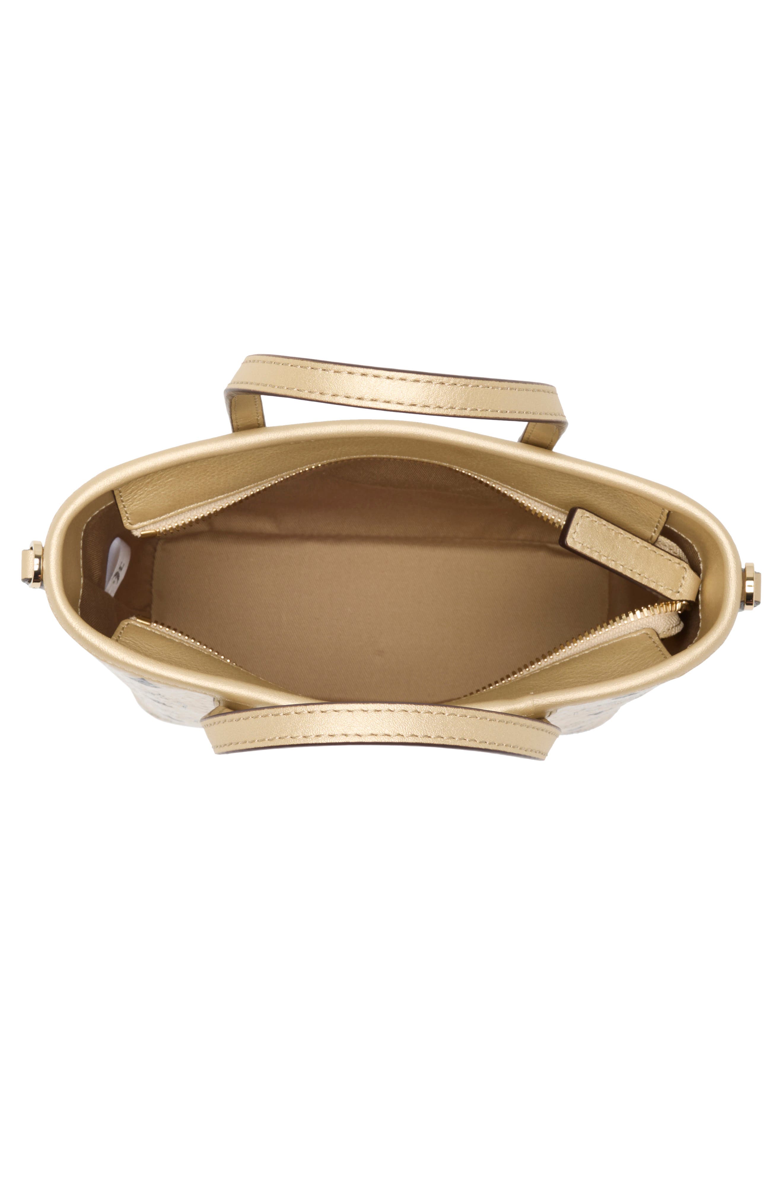 MCM Aren Visetos Metallic Convertible Top Handle Bag | Nordstromrack