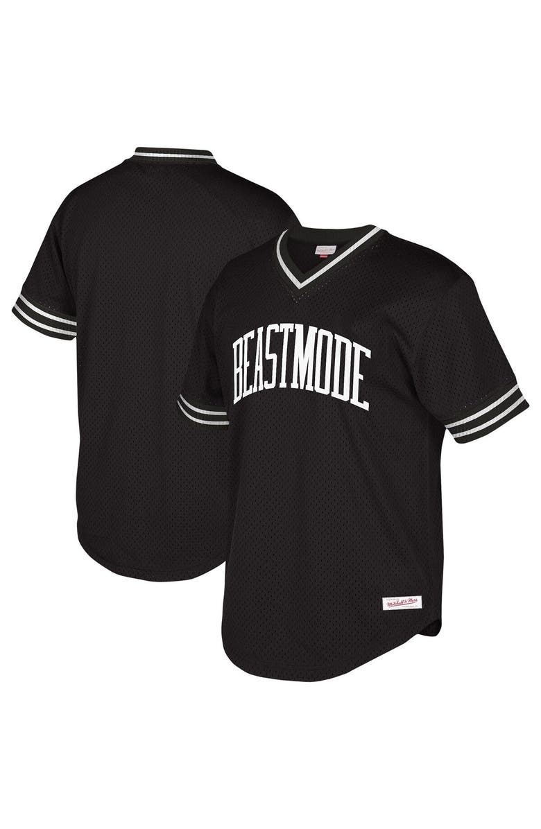 Mitchell & Ness Men's Mitchell & Ness Black Beast Mode Collegiate Logo ...