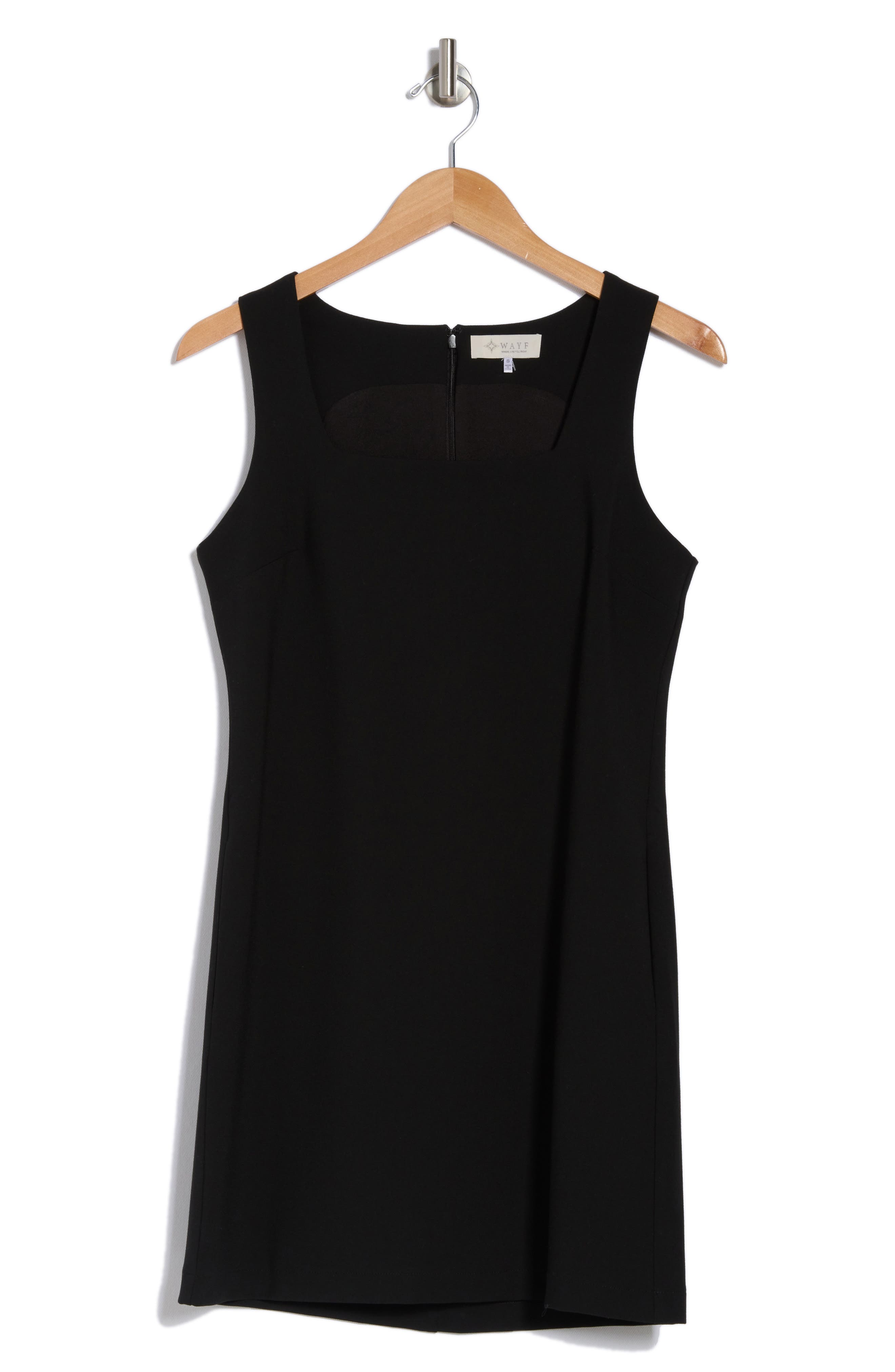 WAYF Square Neck Sleeveless Minidress | Nordstromrack