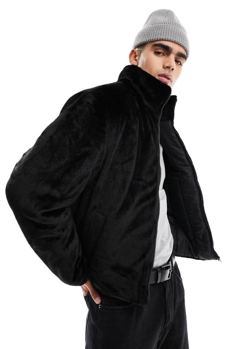 ASOS DESIGN Faux Fur Jacket | Nordstromrack