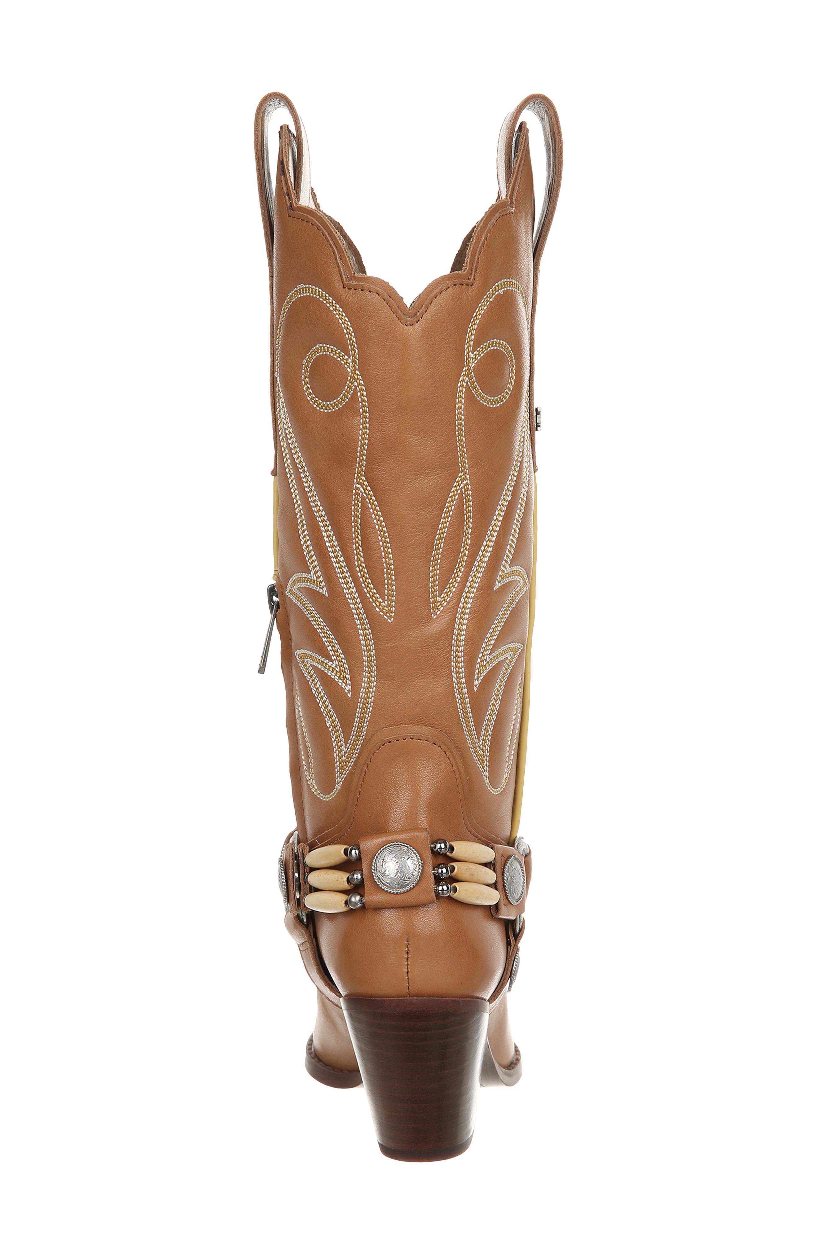 Sam Edelman Jackie Harness Pointed Toe Western Boot (Women) | Nordstromrack