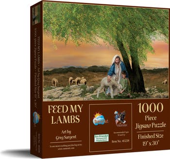 Sunsout Feed My Lambs 1000 piece Jigsaw Puzzle for Adults | Nordstrom