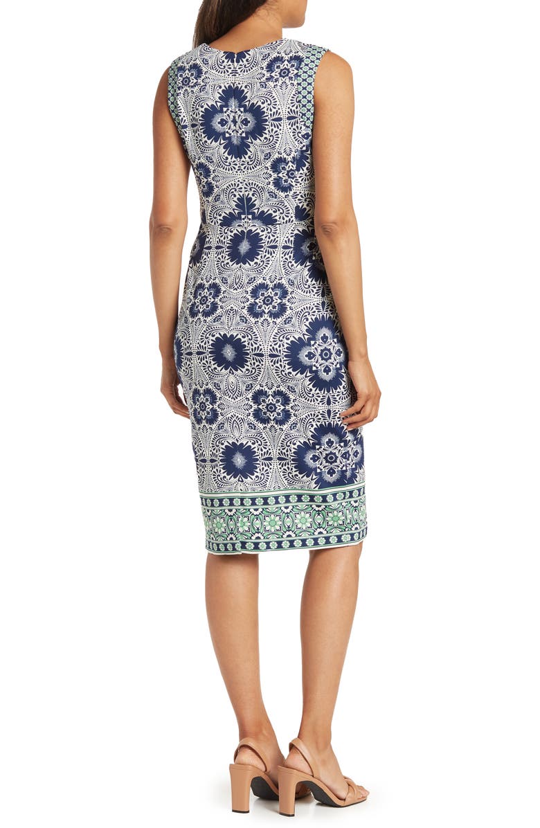 Maggy London Neck Slit Sleeveless Dress | Nordstromrack