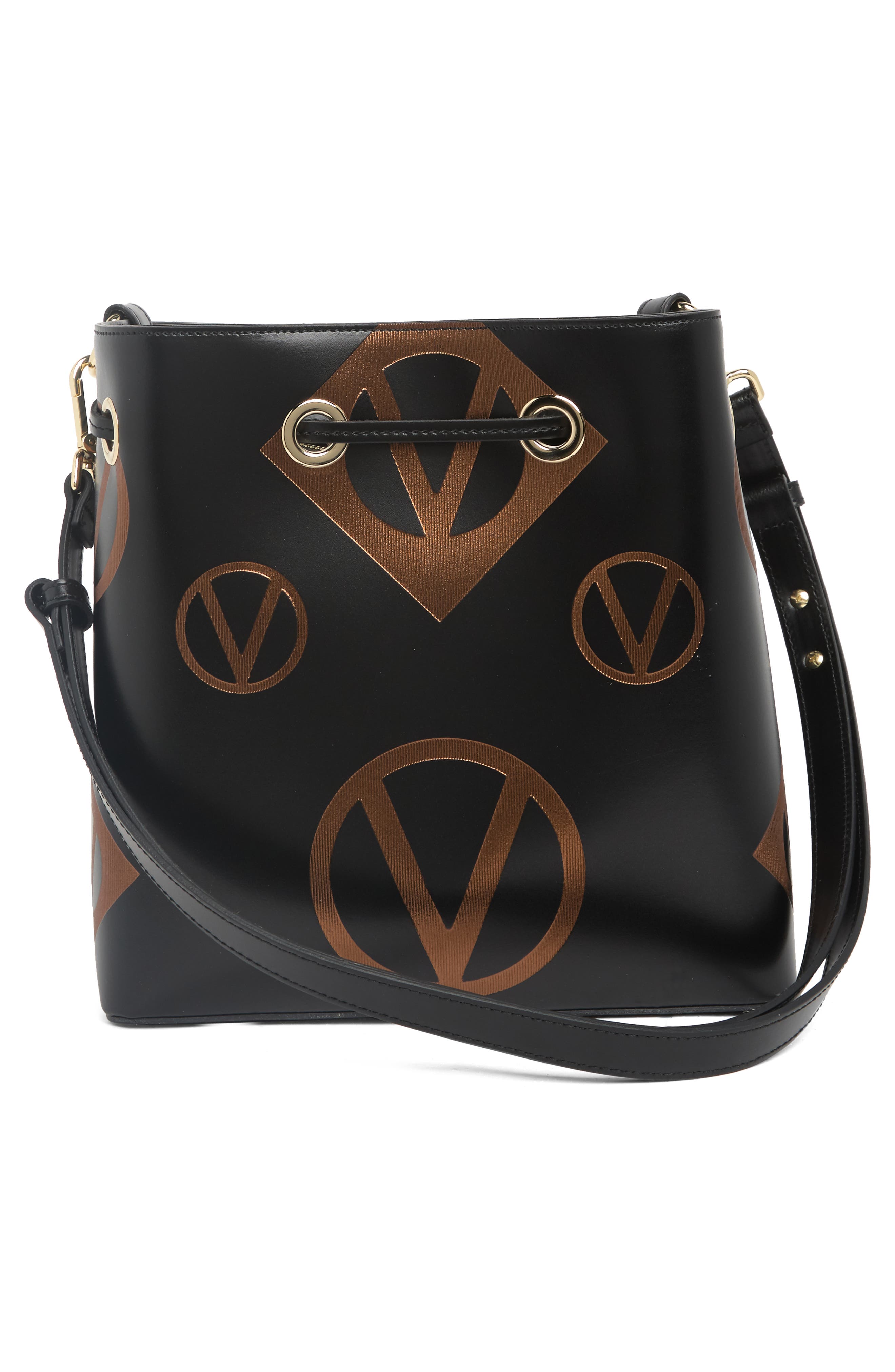 VALENTINO BY MARIO VALENTINO Karl Magnus Leather Crossbody Bag ...