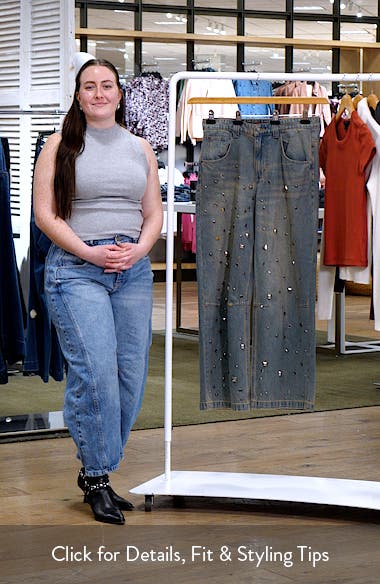 JADED LONDON Bolted Studded Colossus Jeans | Nordstrom