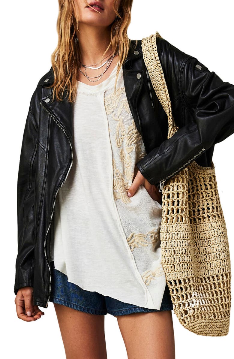 Free People Palermo Floral Embroidered Tunic Top | Nordstromrack