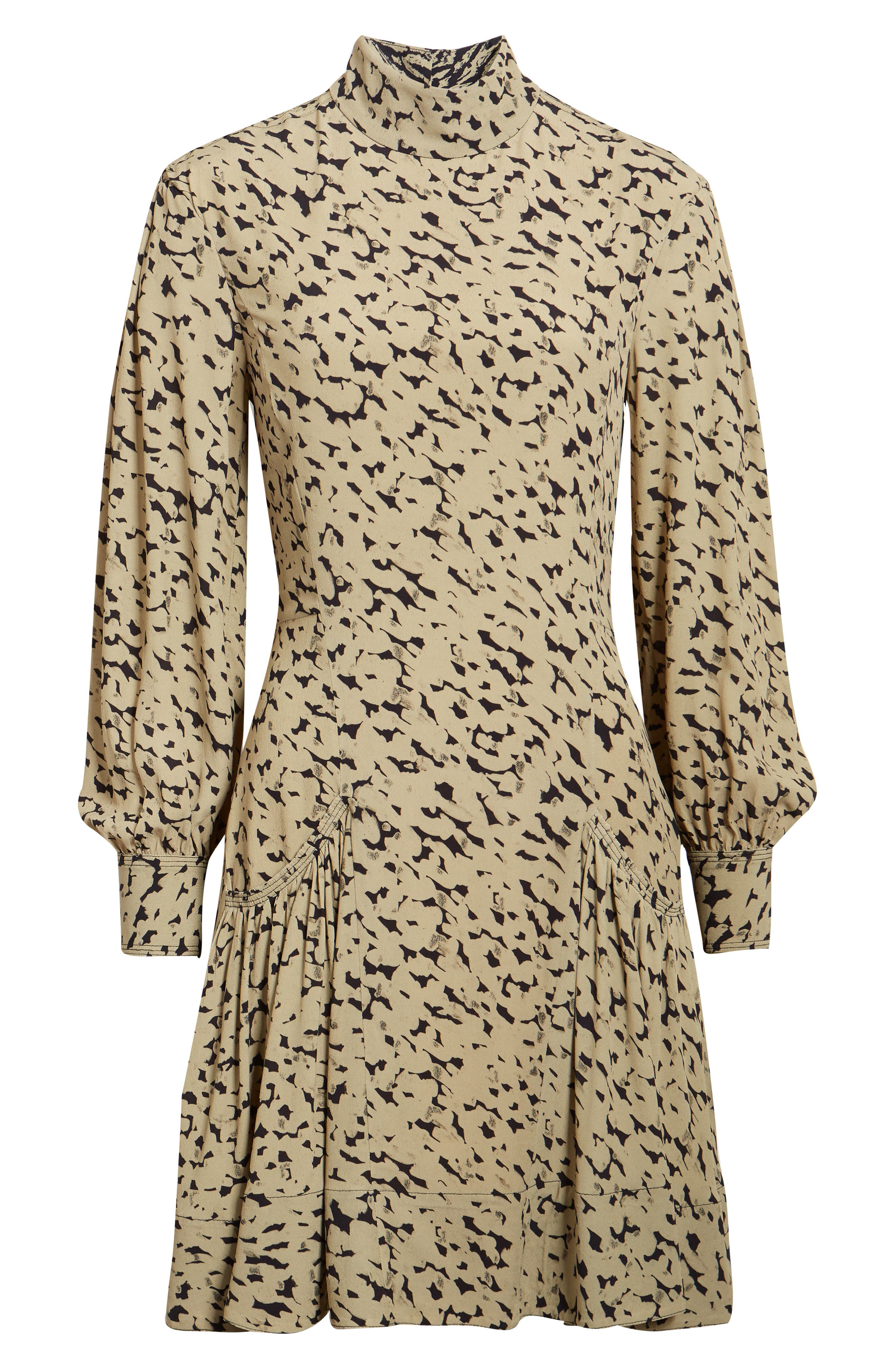 Proenza Schouler Leopard Print Long Sleeve Dress | Nordstromrack