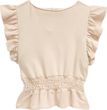 Joe's Kids' Coco Ruffle Smocked Top | Nordstrom