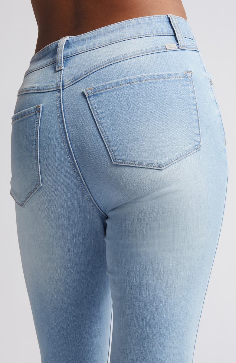 1822 Denim Frayed Mid Rise Flare Jeans | Nordstrom