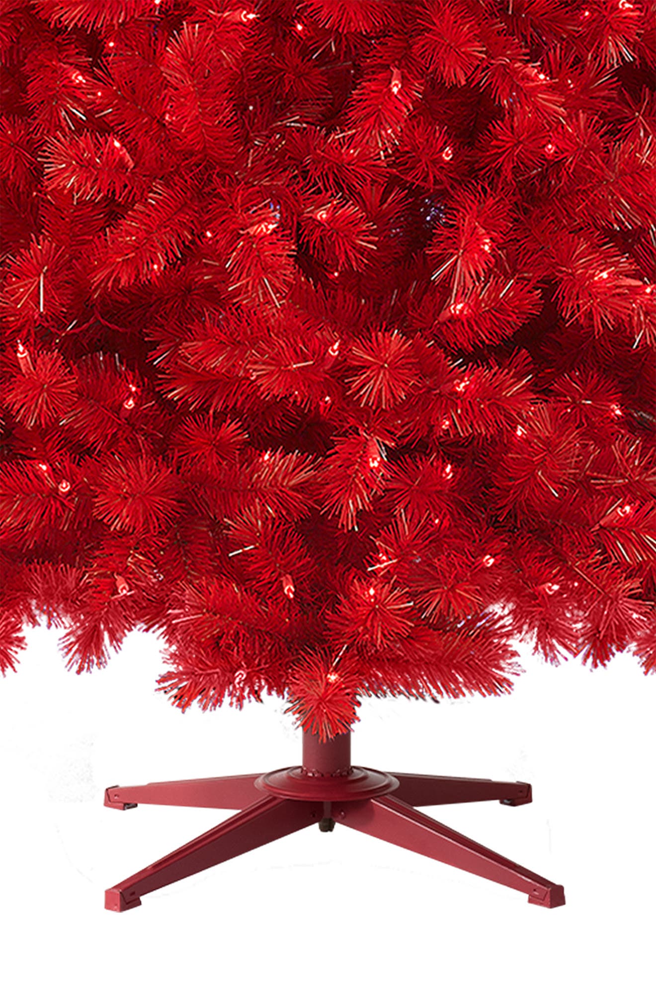TREETOPIA Artificial Pre-Lit Lipstick Red Tree | Nordstromrack