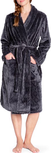 PJ Salvage Plush Cable Robe | Nordstrom