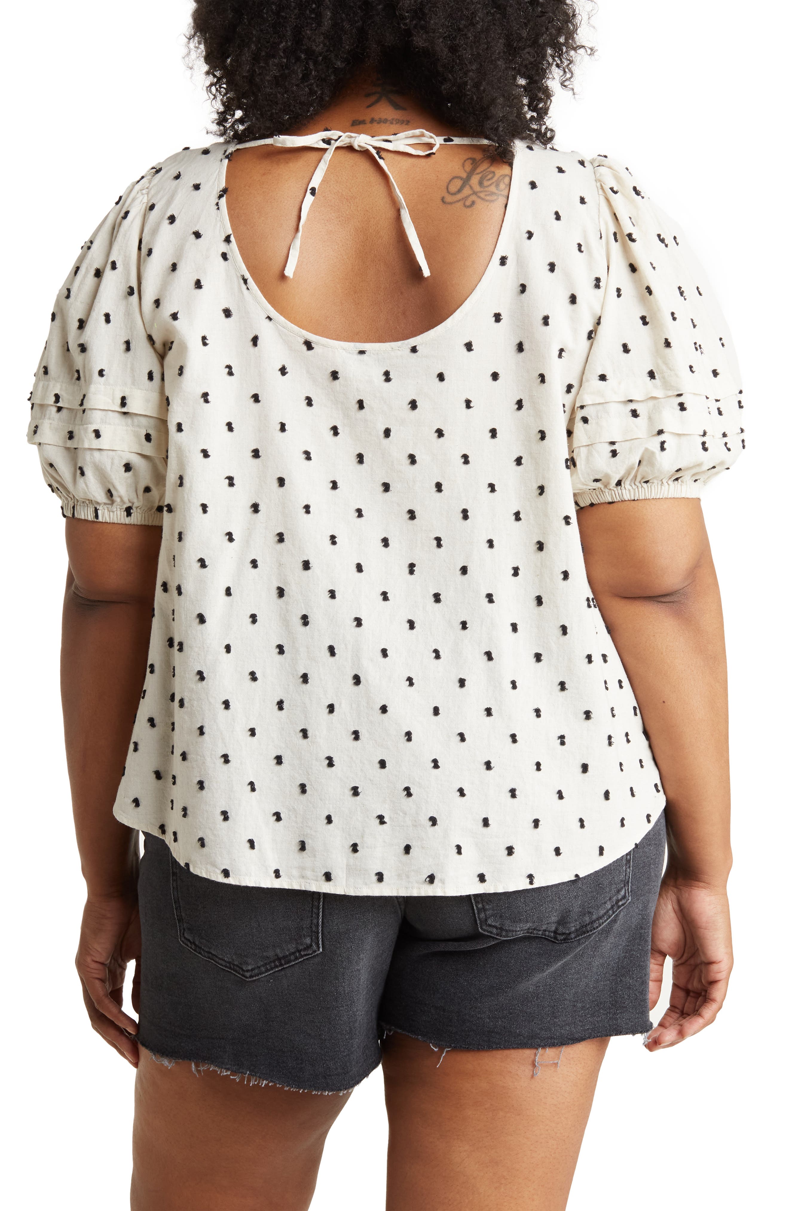 Madewell Tie Back Puff Sleeve Top | Nordstromrack
