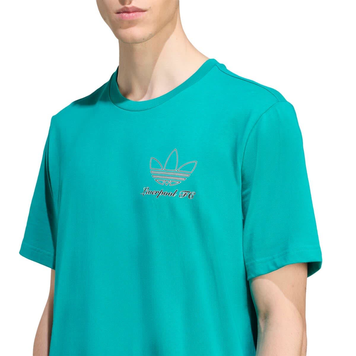 adidas Men's adidas Green Liverpool Terrace Icons Collection Graphic T ...