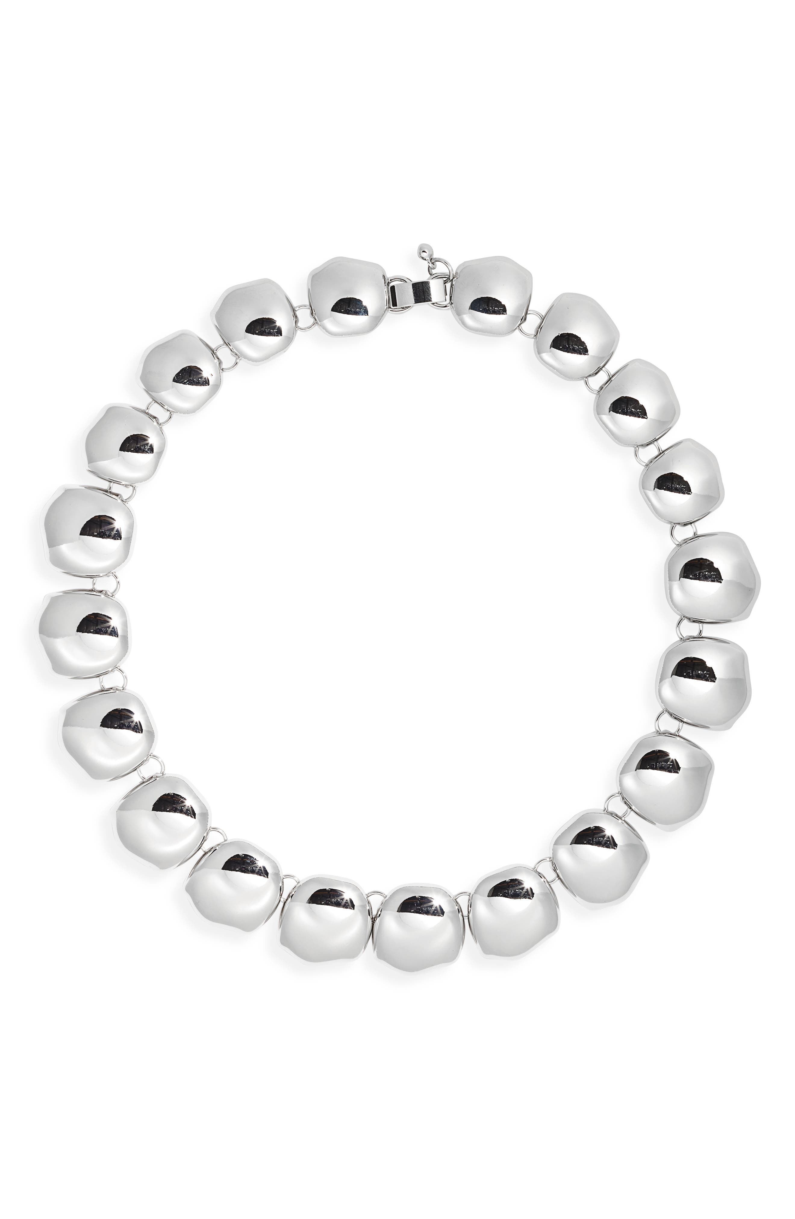 Open Edit Molten Orb Collar Necklace | Nordstromrack