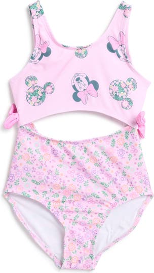 DREAMWAVE Kids' Minnie Mouse One-Piece Swimsuit | Nordstromrack