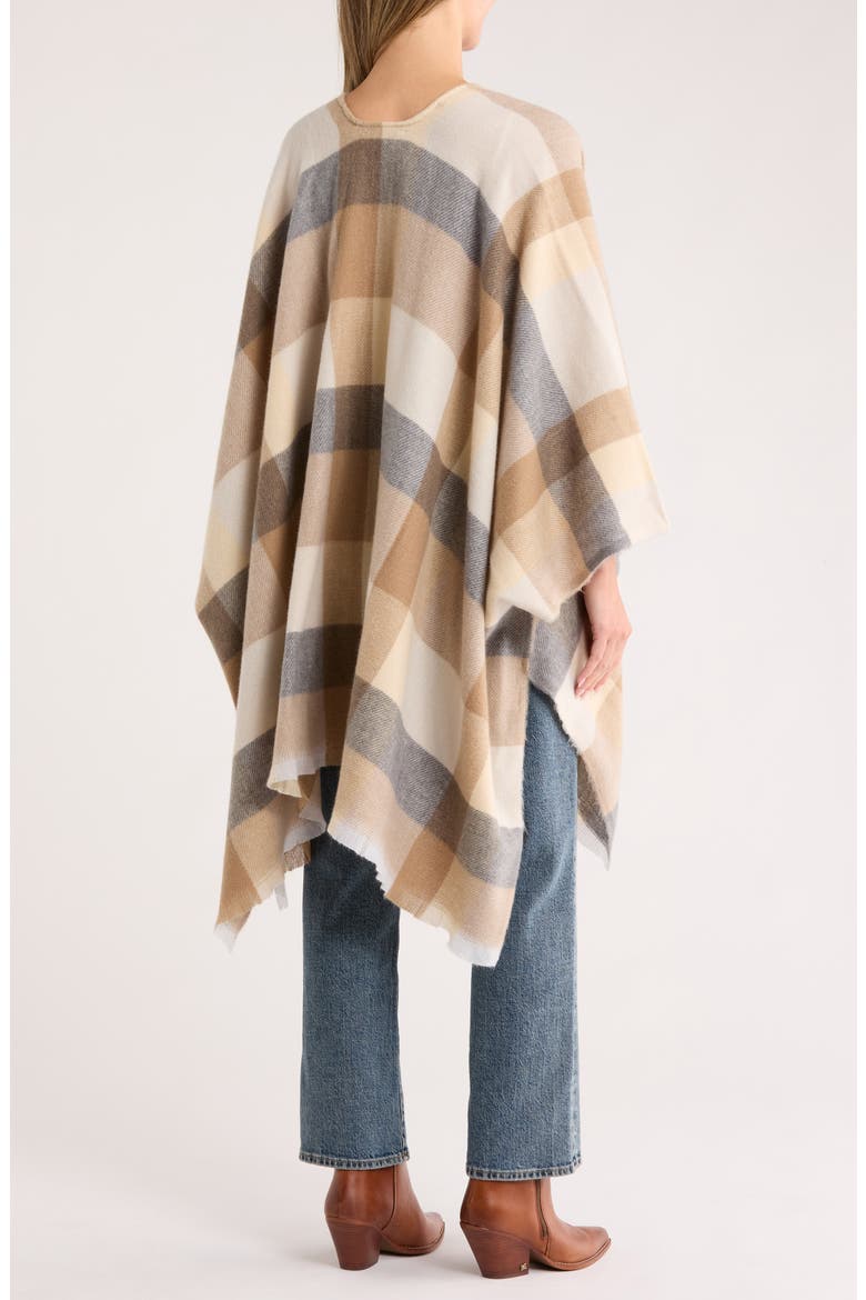 Lucky Brand Plaid Poncho (Women) | Nordstromrack