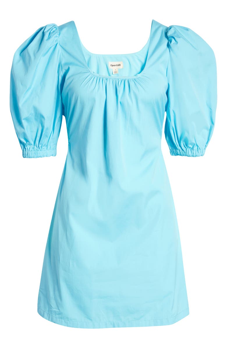 Open Edit Open Back Cotton Minidress | Nordstromrack