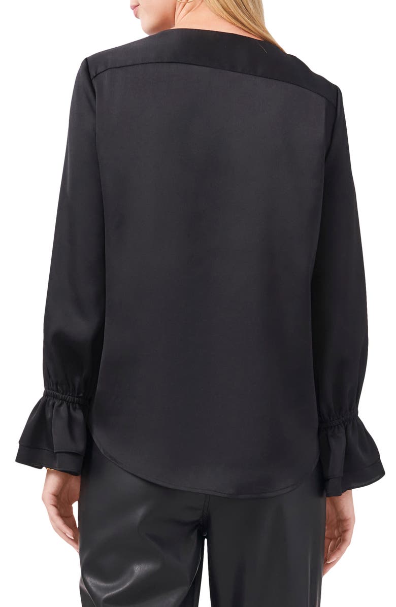 Vince Camuto Wrap Front Double Cuff Blouse | Nordstromrack