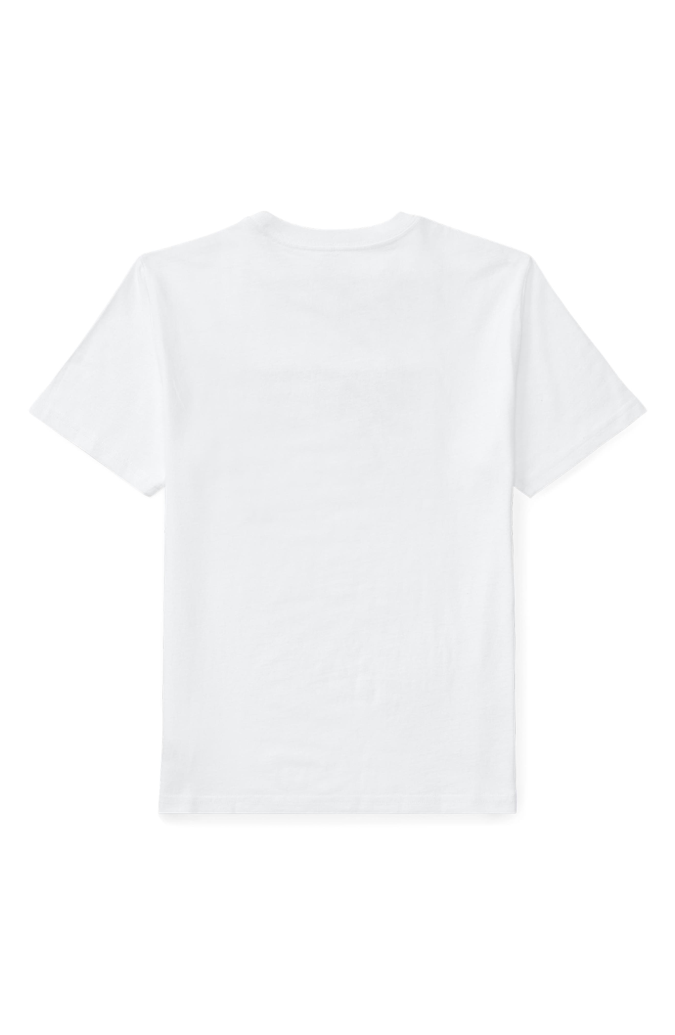 Polo Ralph Lauren Kids' Flag Appliqué T-Shirt | Nordstrom