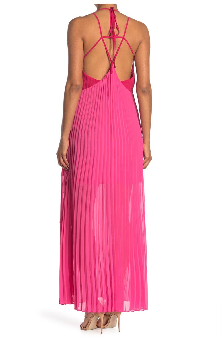 ONE ONE SIX Two Tone Pleated Maxi Dress | Nordstromrack