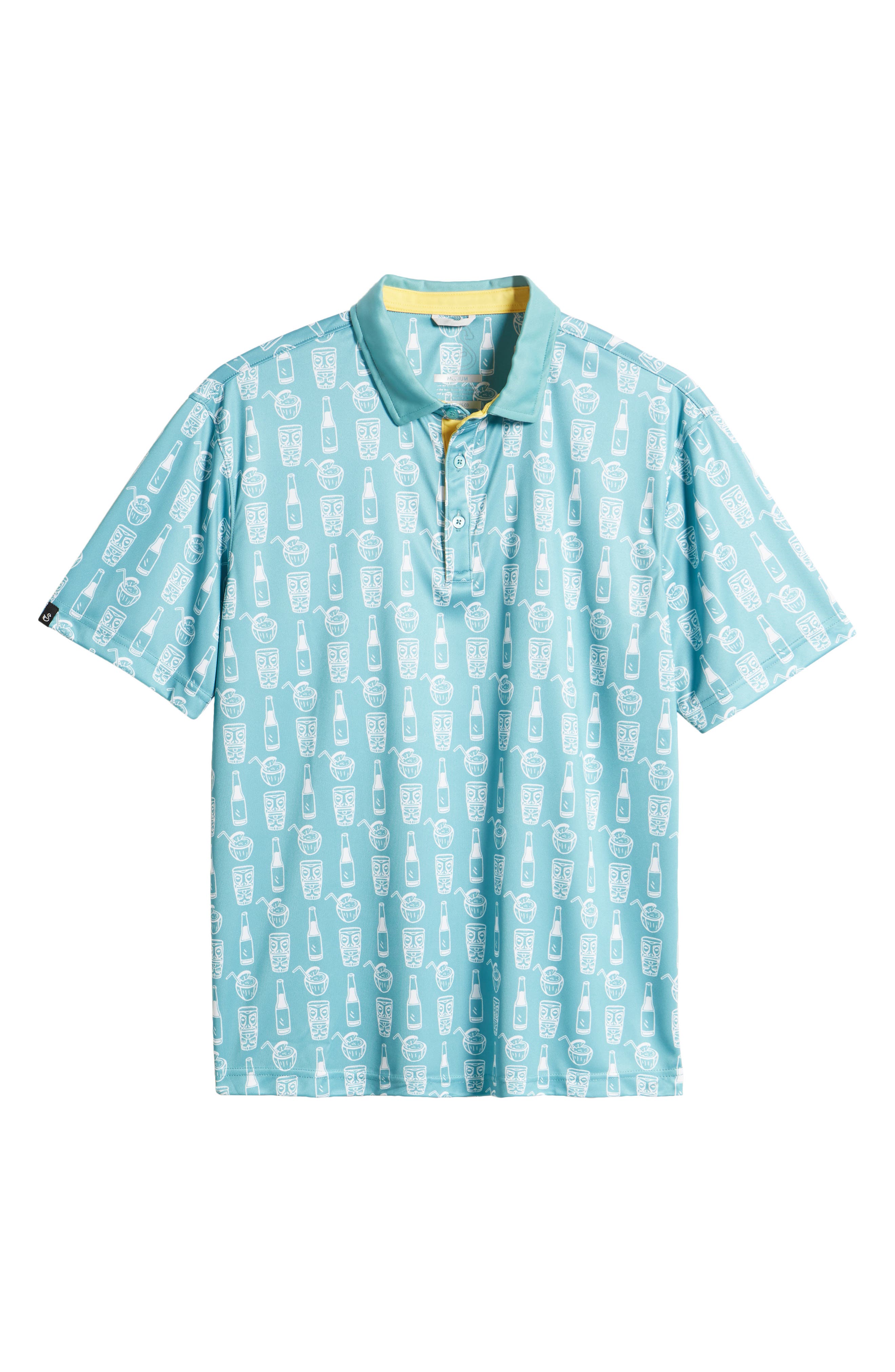 Swannies Elliott Tropical Libations Print Golf Polo | Nordstromrack